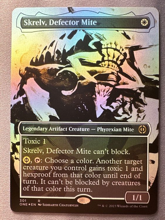 Skrelv, Defector Mite FOIL Variant 301 Phyrexia ONE | Kaufen auf Ricardo