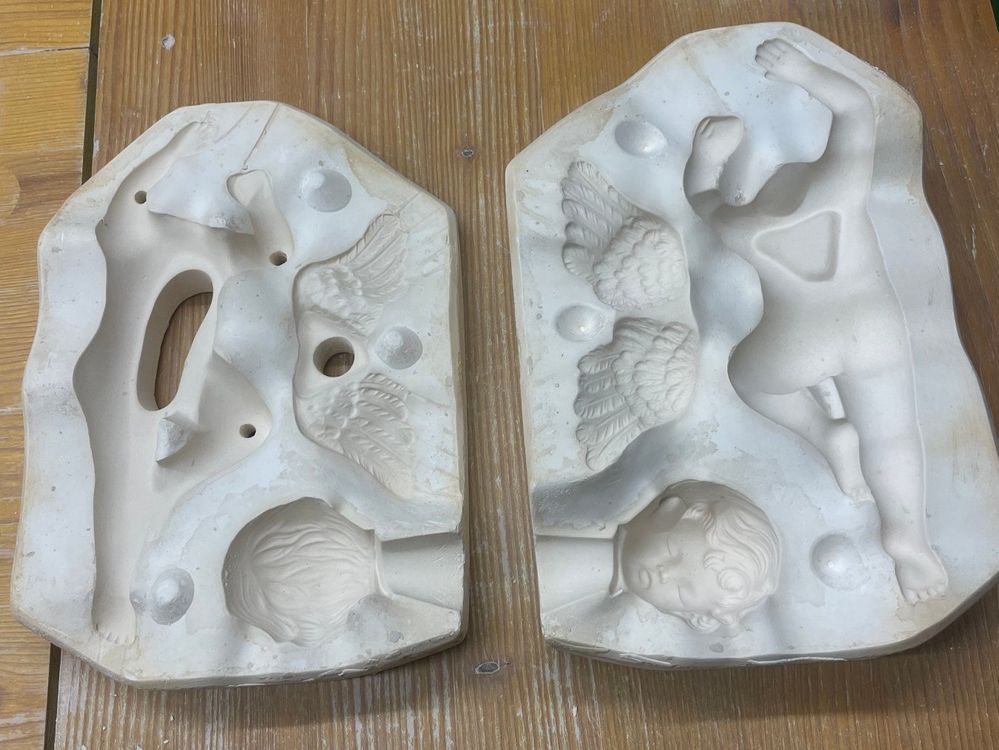 Keramik Gips Giessformen Engel Sonne Bär Scioto & Hartenfels (Gebraucht ...