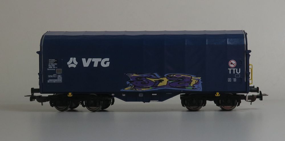 Piko 58965 Schiebeplanwagen der VTG mit Graffiti Ep. VI (Neu und ...