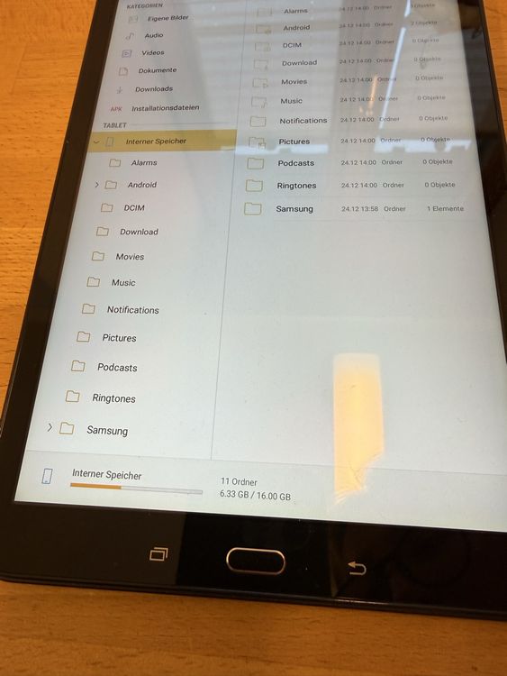 Samsung Tablet Galaxy Tab A (2016) (Gebraucht) in Ottikon b.Kemptth ...