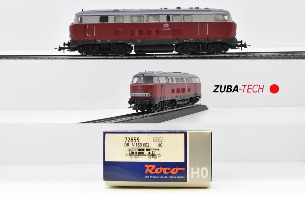 Roco 72855 Diesellok V160 DB H0 GS Analog mit OVP (Gebraucht) in für ...