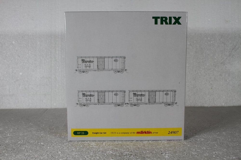 TRIX 24907 US-Wagen Box Car Set Peacmaker NYC USA (Neu und ...