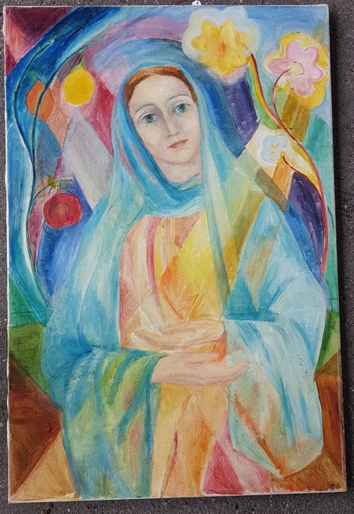 Nora Anderegg (1908 Genf - 2000 St. Gallen) orig. Ölgemälde (Gebraucht ...