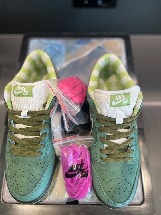 Nike Dunk Low SB Special Box x Concepts grün Hummer 2018 DS (Neu und ...