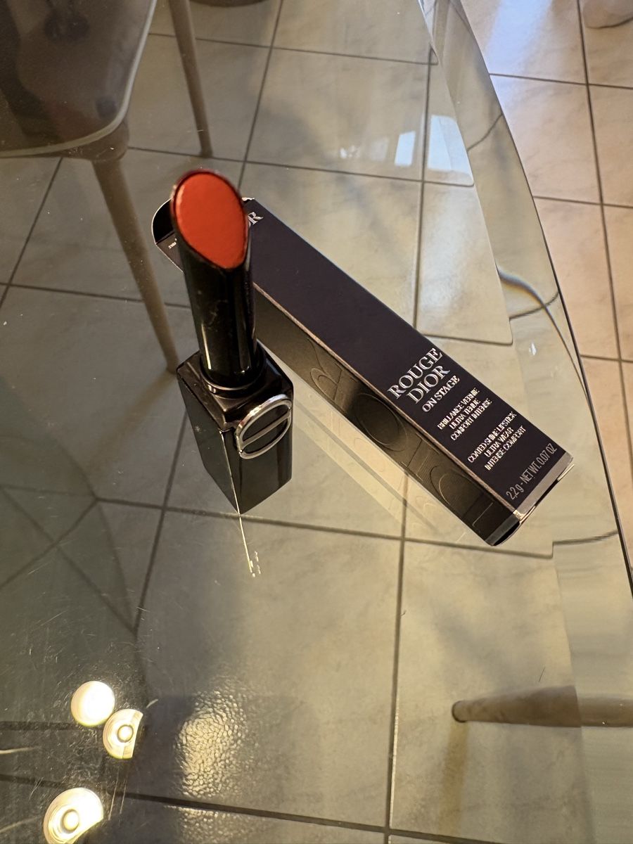 Rossetto Dior Rouge On Stage 390 Redwood Star Shine💄💋 (49) (Nuovo ...