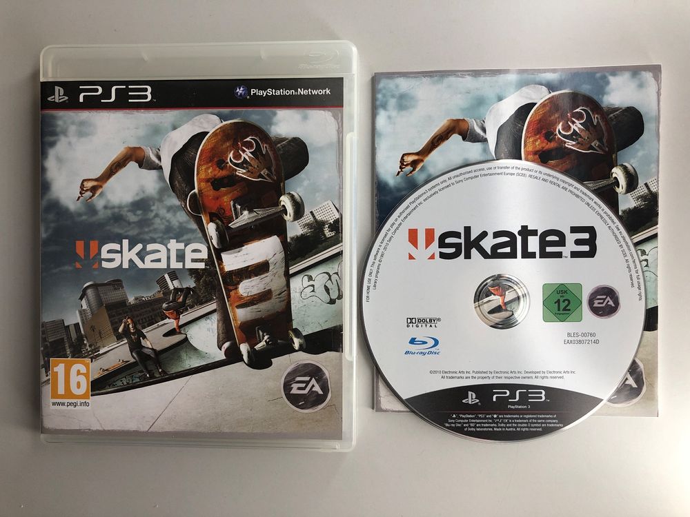 Skate 3 - PS3 (Gebraucht) in St.gallen für CHF 15 – mit Lieferung auf Ricardo kaufen