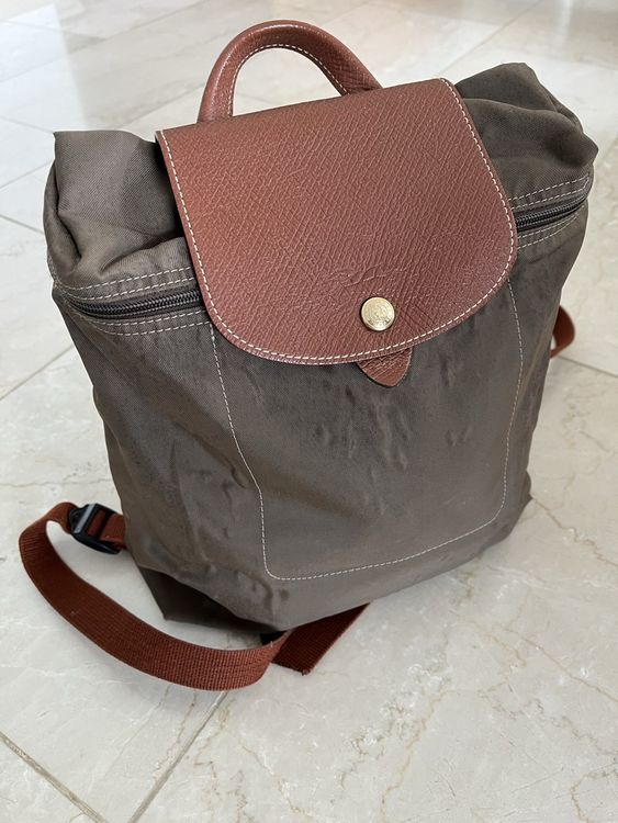 Rucksack sac à dos le pliage Longchamp original oliv | Kaufen auf Ricardo