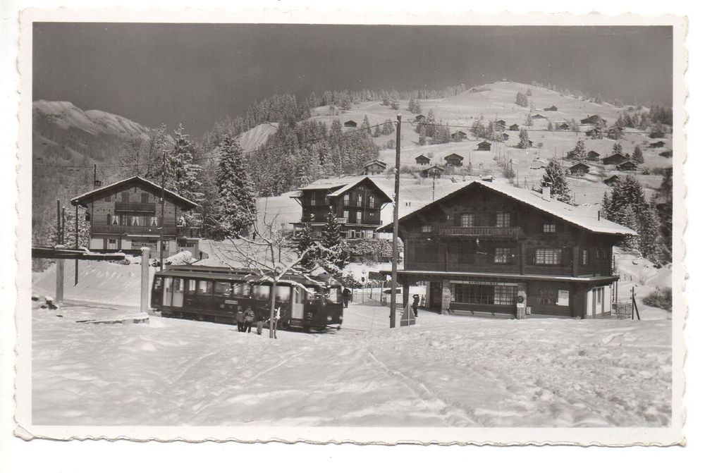 BARBOLEUSAZ s. Gryon Station mit Bahn (Neu (gemäss Beschreibung)) in ...