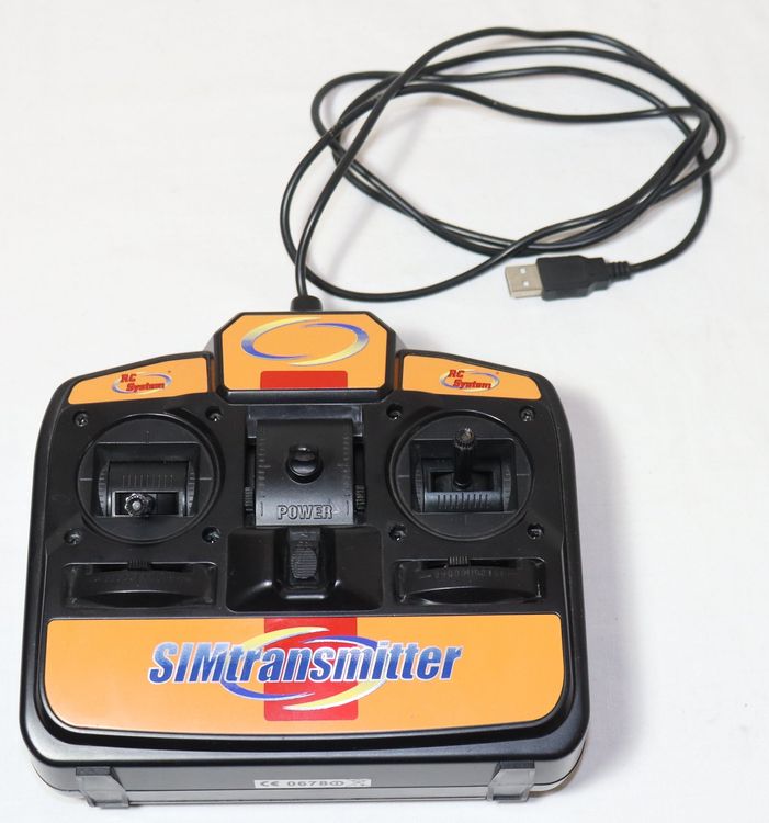 RCSystem SIMtransmitter USB Simulator Fernsteuerung Mode 2 (Gebraucht ...
