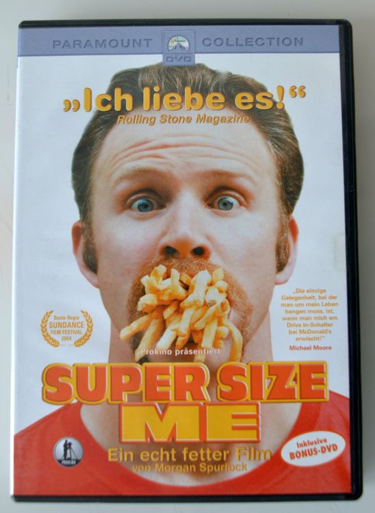2x DVD "SUPER SIZE ME" "ich liebe es" (Gebraucht) in Riehen für CHF 3 ...