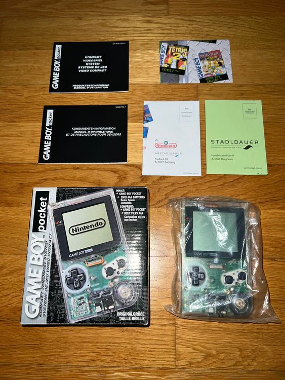 Game Boy Pocket Konsole transparent (OVP) - TOP-Zustand! (Gebraucht) in ...