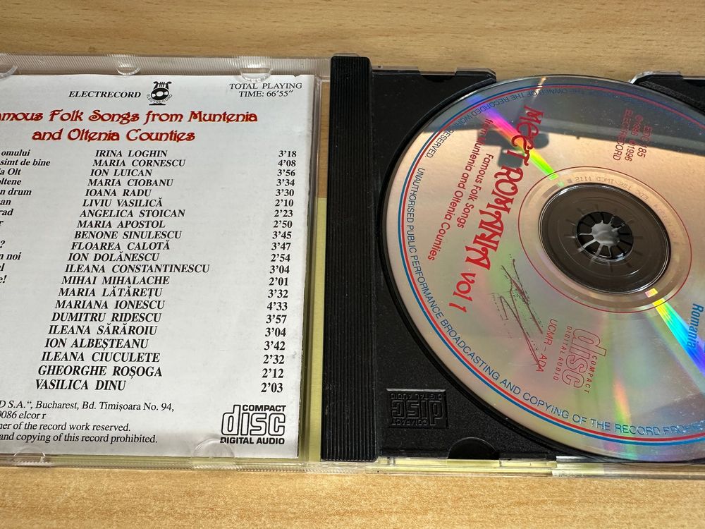 U9 Meet Romania Vol. 1 - Famous Folk Songs From Muntenia And (Gebraucht ...