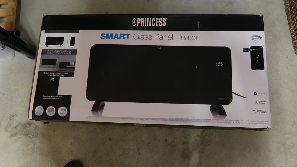 Princess Smart Glass Panel Heater (Neu und originalverpackt) in ...