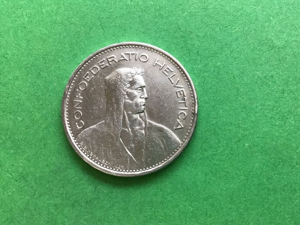 5 Fr. Suisse 1939 (D'occasion) à St. Niklaus VS pour CHF 18 – avec ...