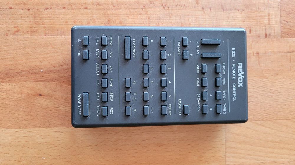 Revox B205 Fernbedienung für B Reihe (Gebraucht) in Zürich für CHF 90 ...