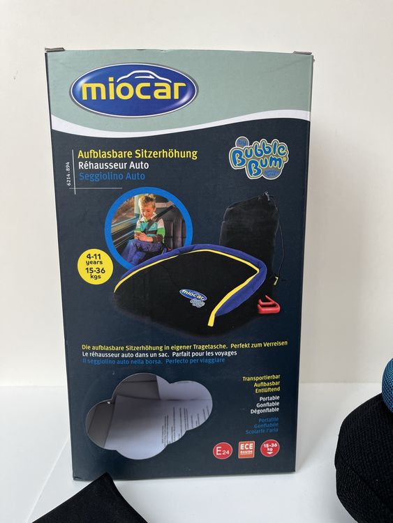 Miocar Bubble Bum booster car seat, Sitzerhöhung, Réhausseur (Neu ...