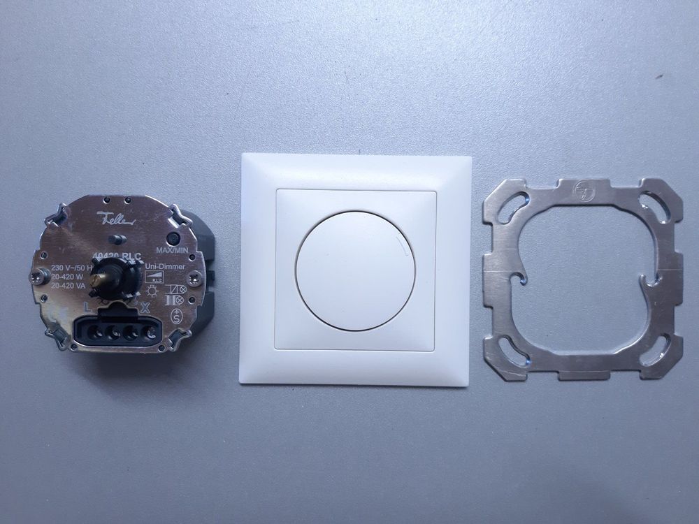Feller Dimmer 40420.RLC Drehdimmer mit oder ohne Abdeckung | Kaufen auf ...
