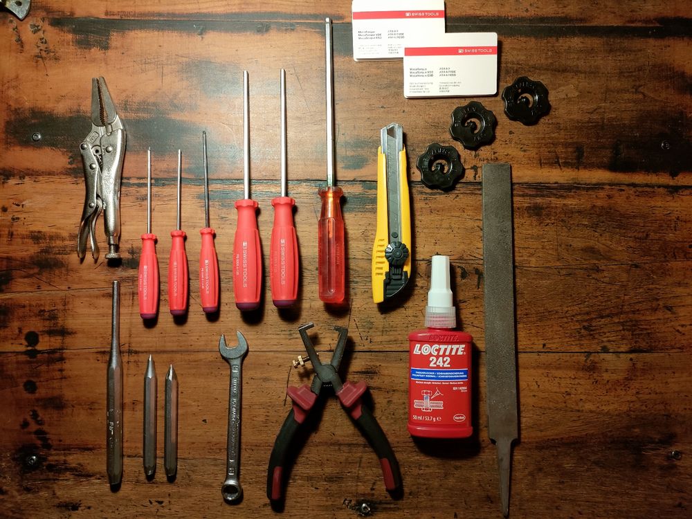 PB Handwerkzeug, Werkzeuge Lot, PB Swisstool, Zangen, Messer (D ...