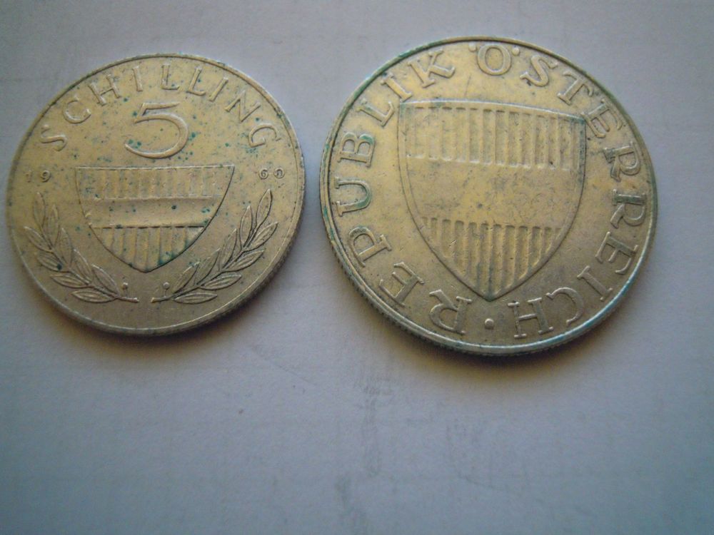 5 + 10 Schilling silber (Gebraucht) in Kriegstetten für CHF 3.75 – mit Lieferung auf Ricardo kaufen