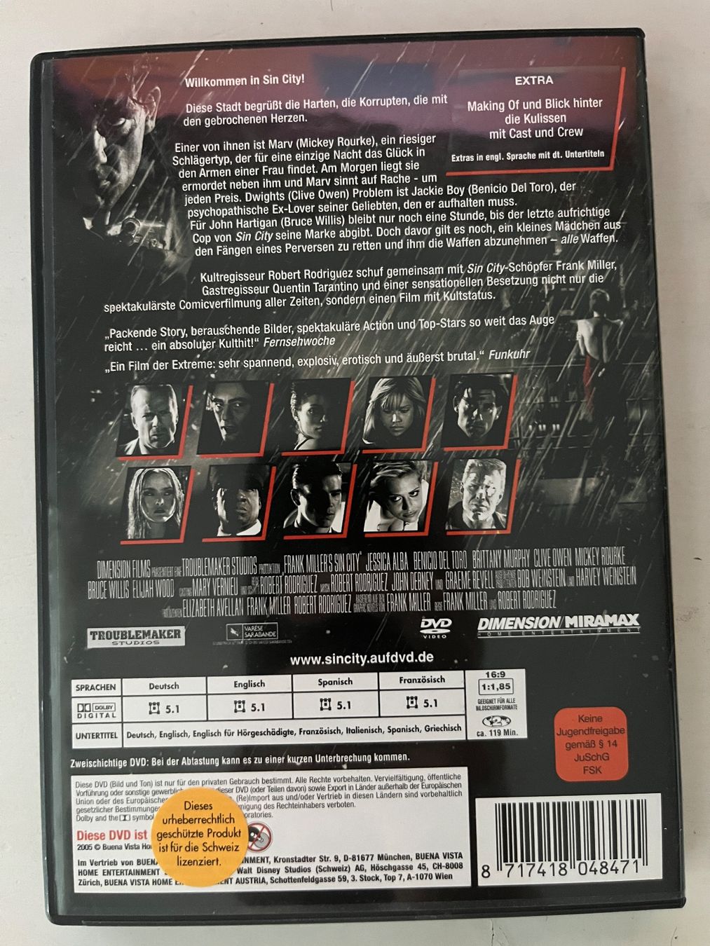 Sin City (2005) DVD 📀 (Neu (gemäss Beschreibung)) in Sierre für CHF 4. ...