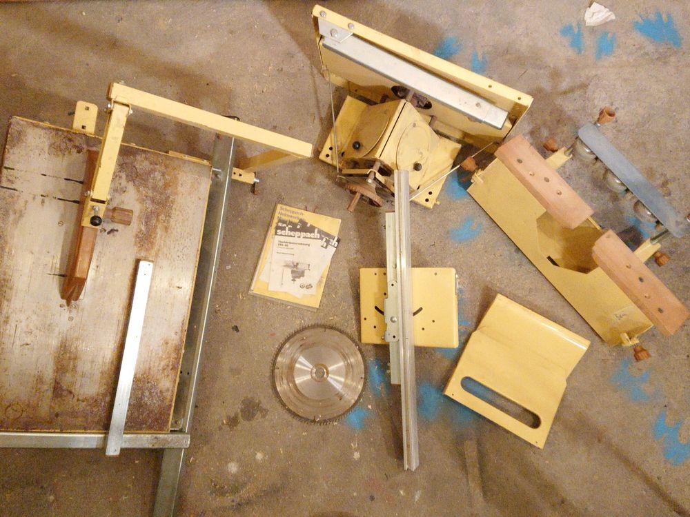 Scheppach HM2 Hobelmaschine mit Kreissäge und Tischfräse (Gebraucht) in ...