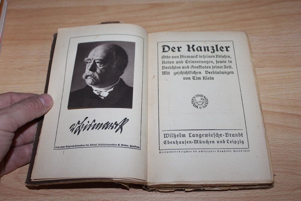 Der Kanzler - Otto von Bismarck in seinen Briefen, Reden | Kaufen auf Ricardo