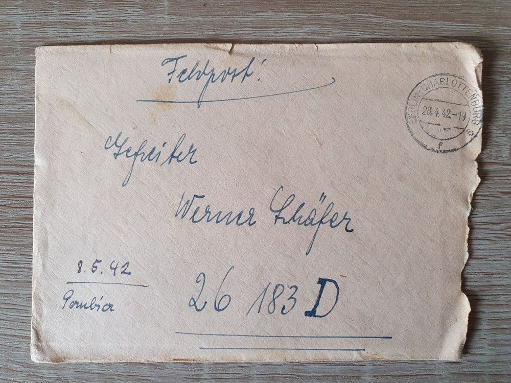 Feldpost Brief mit Inhalt WW2 1942 | Kaufen auf Ricardo