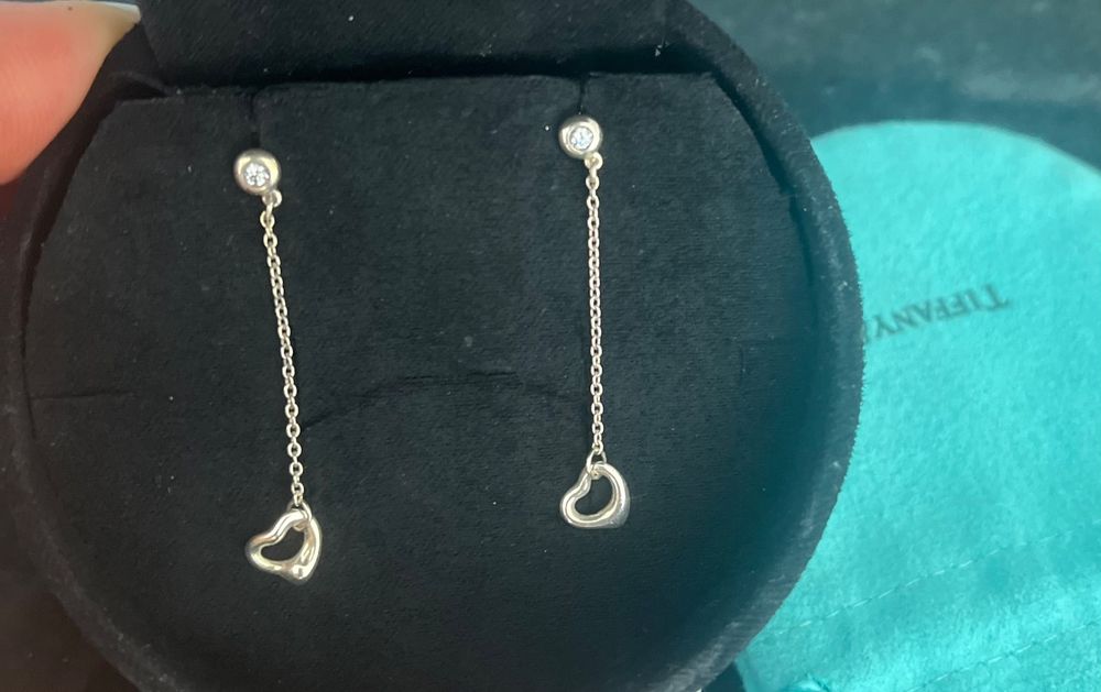 Tiffany Ohrringe Silber Diamonds by the Yard (Neu (gemäss Beschreibung ...