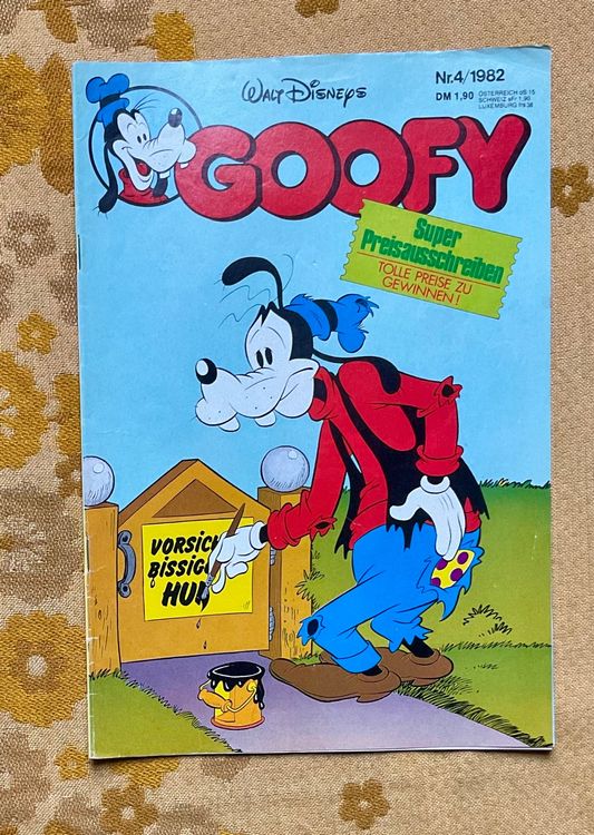 Goofy Heft Nr 4 von 1982 (Gebraucht) in Endingen für CHF 1 – mit ...