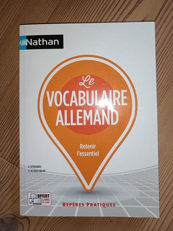 LE VOCABULAIRE ALLEMAND - NATHAN | Kaufen auf Ricardo