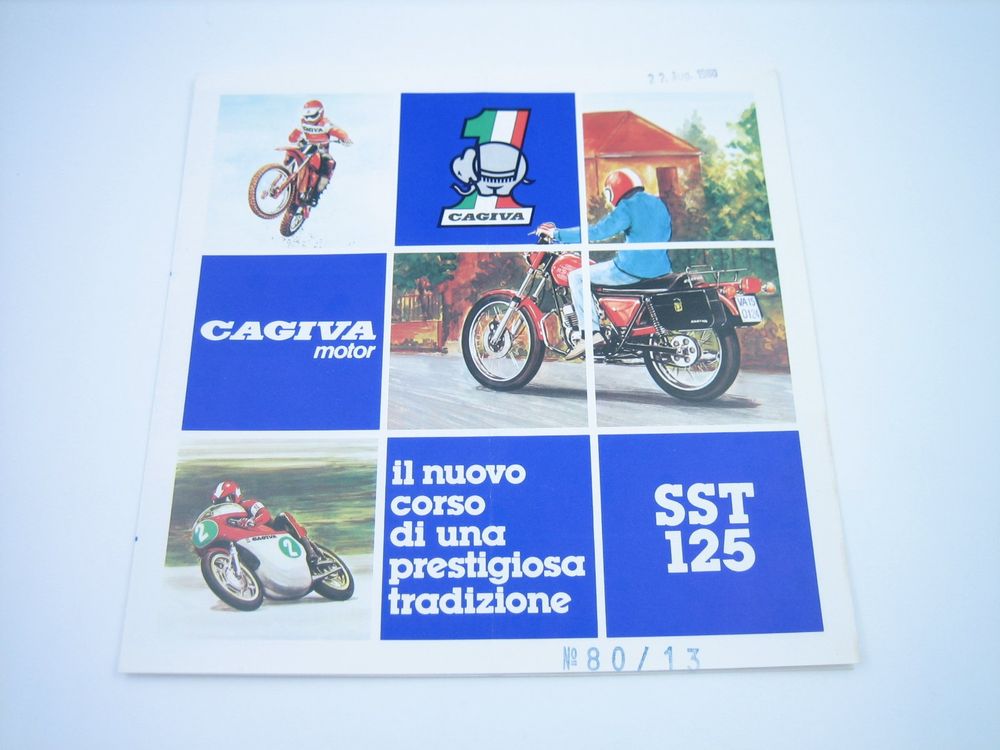 Cagiva SST 125 Original Motorrad Prospekt 1980 (Gebraucht) in Zürich ...