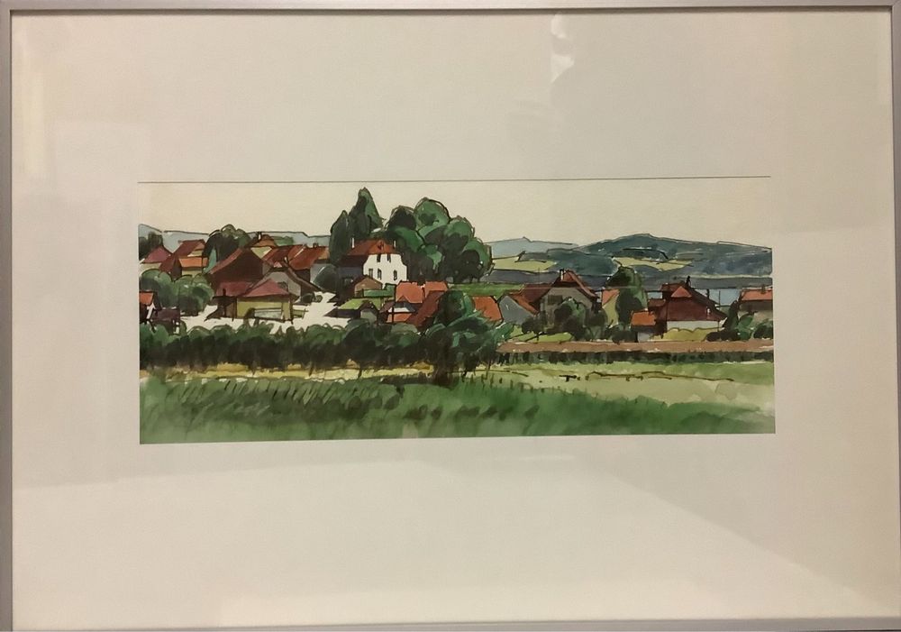 Adolf Flückiger: Aquarell, gerahmt hinter Glas, 1986, Bild 3 (Gebraucht) in Bern für CHF 181 ...