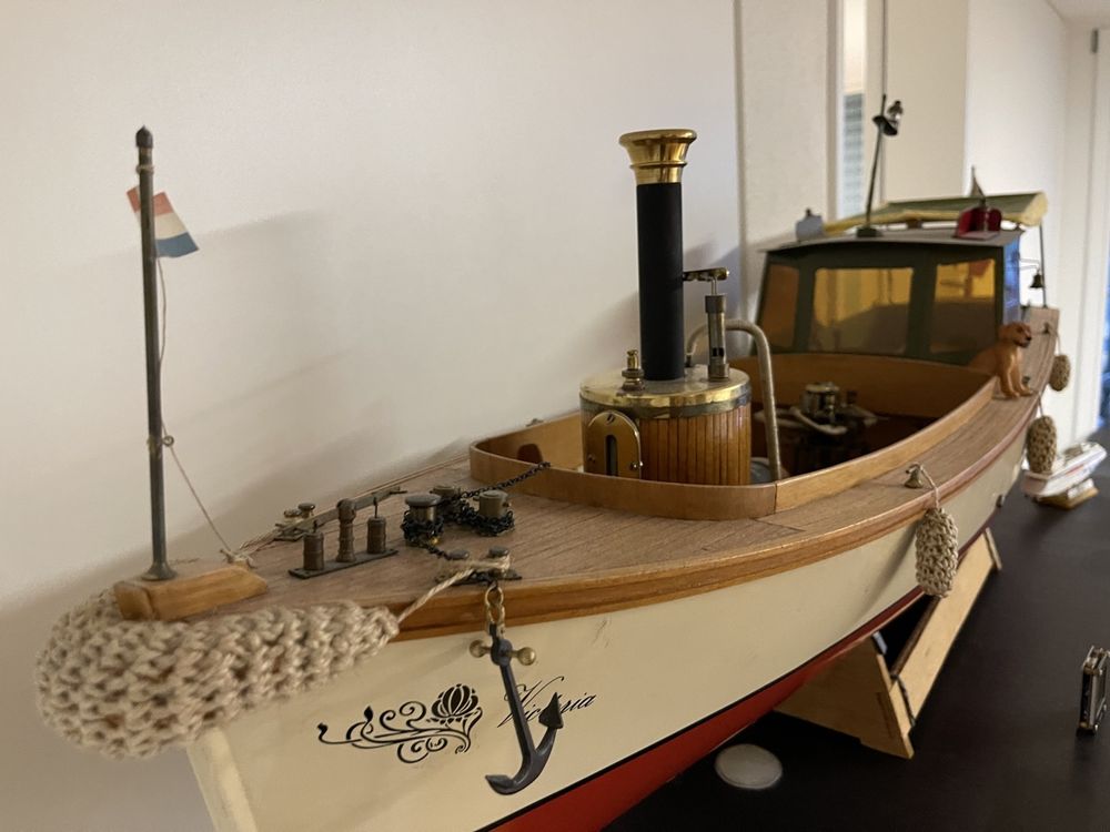 Krick Victoria Elektro Dampfbarkasse Dampf Schiff RC TOP (Gebraucht) in ...