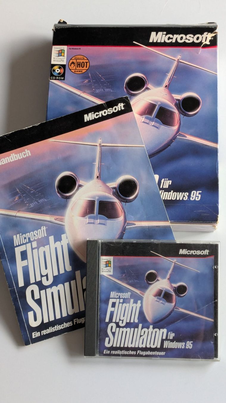 Microsoft Flight Simulator f. Windows 95 - Komplett! (Gebraucht) in ...