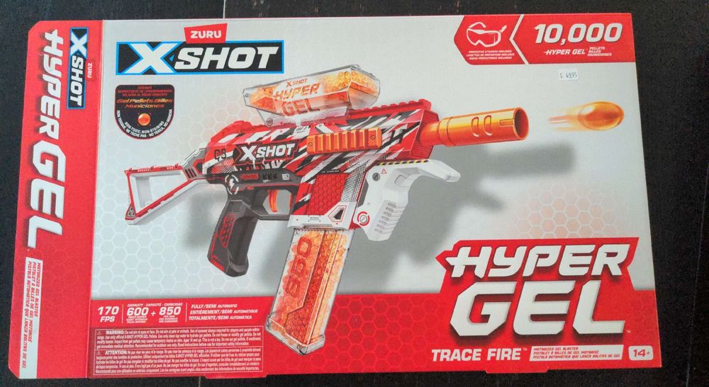X-Shot Zuru Hyper Gel Trace Fire (neu) (Neu und originalverpackt) in Sutz für CHF 40 – mit ...