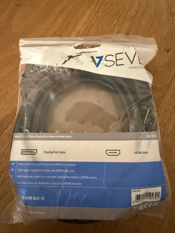 DisplayPort auf HDMI Kabel 3m NEU (Neu und originalverpackt) in Uster ...