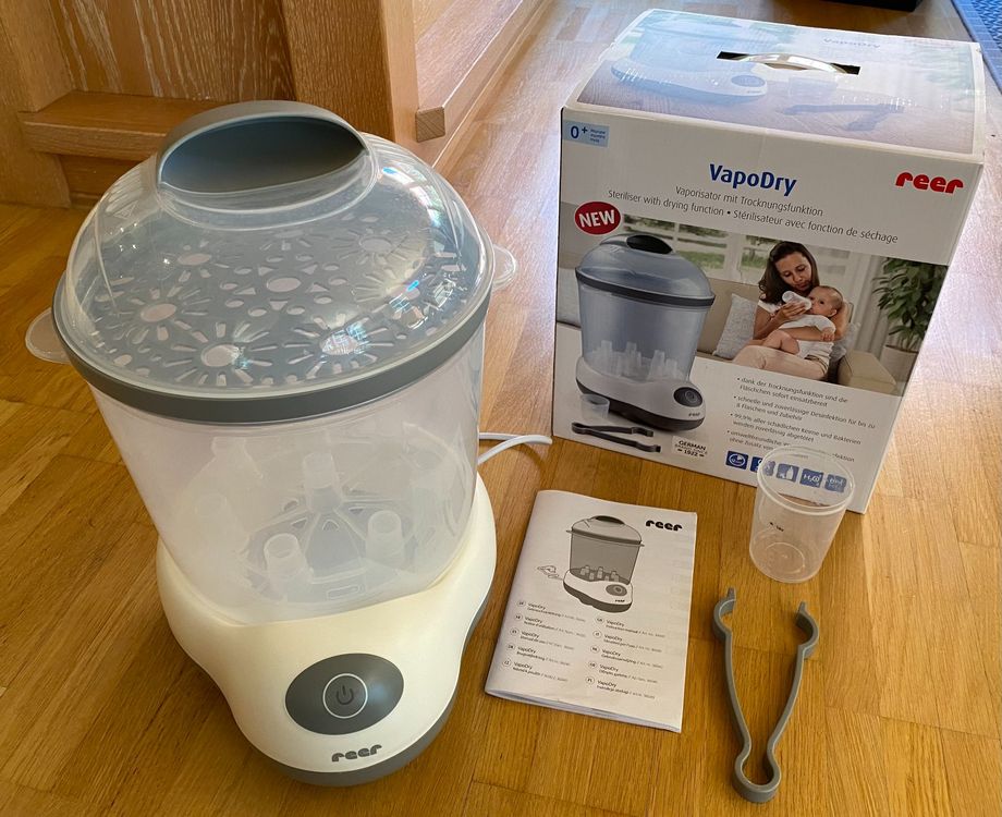 Reer VapoDry (Dampfsterilisator für Schoppenflaschen) | Kaufen auf Ricardo