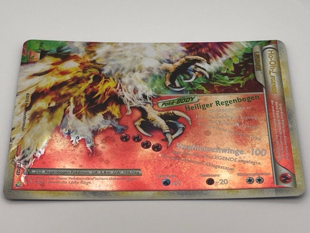 Ho-Oh Legende 112/123 Ultra Rare Heart Gold Soul Silver (Neu (gemäss ...