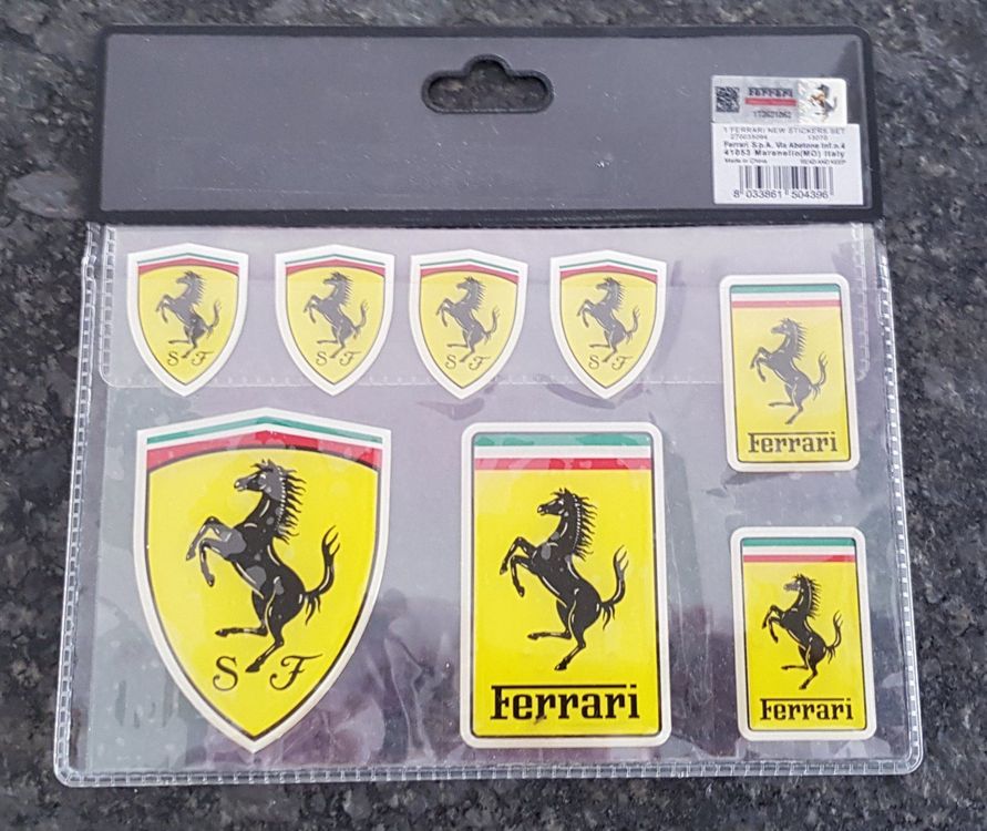 Ferrari Sticker Set (Gebraucht) in Steinen für CHF 19.9 – mit Lieferung ...