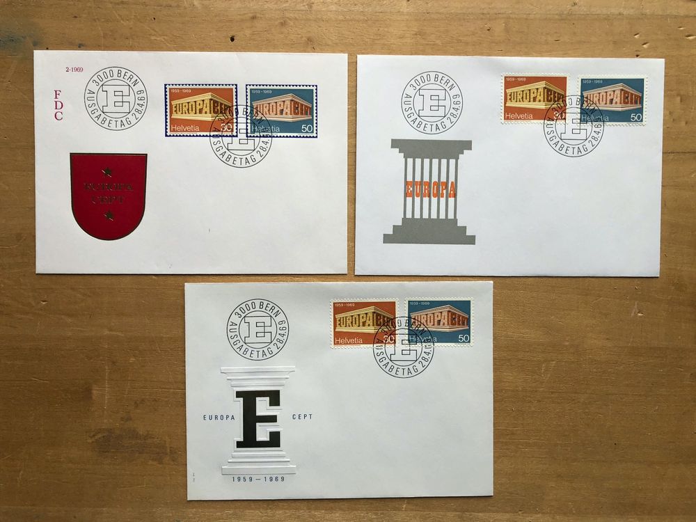 CEPT 1969 / 3 verschiedene FDC - 3 FDC différentes | Kaufen auf Ricardo