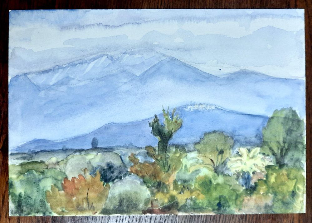 ️ ️ ️ "CHARLOTTE SCHLAEPFER" SUPERBE AQUARELLE SIGNÉE! | Kaufen auf Ricardo