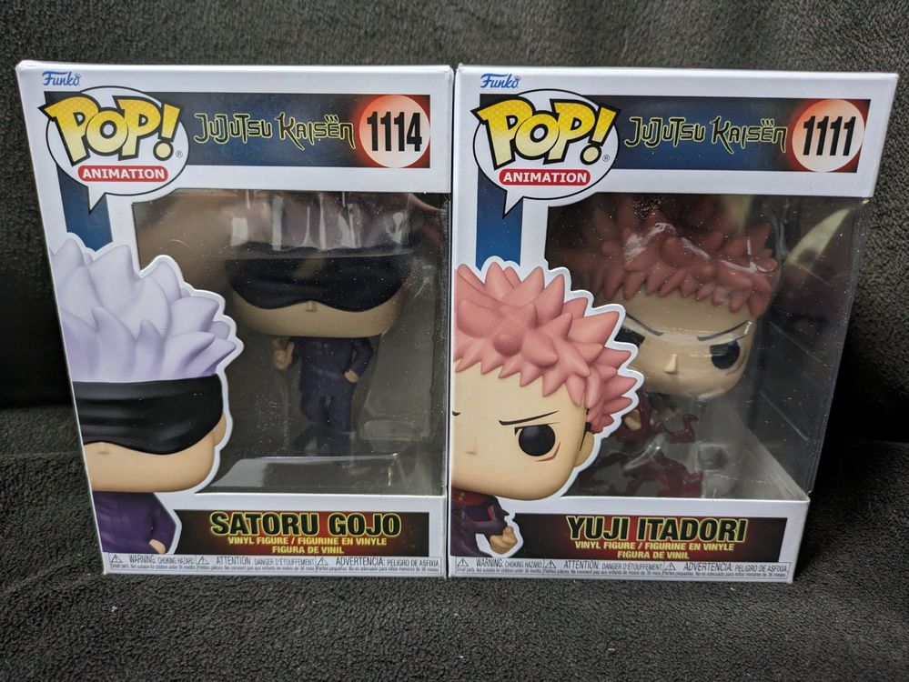 Funko Pop! Jujutsu Kaisen - Gojo #1114 & Itadori #1111 2Pops (Neu und ...