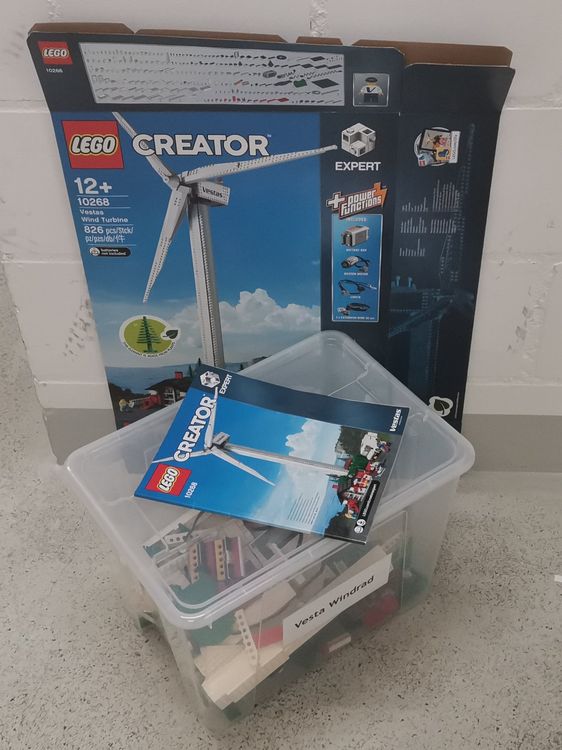 Lego Sammlungsauflösung Set 10268 Vestas Windkraftanlage (Gebraucht) in ...