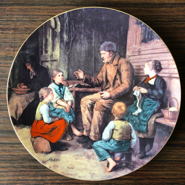 8 Sammelteller: komplette Serie "Ankers Erbe", Albert Anker (Neu und ...