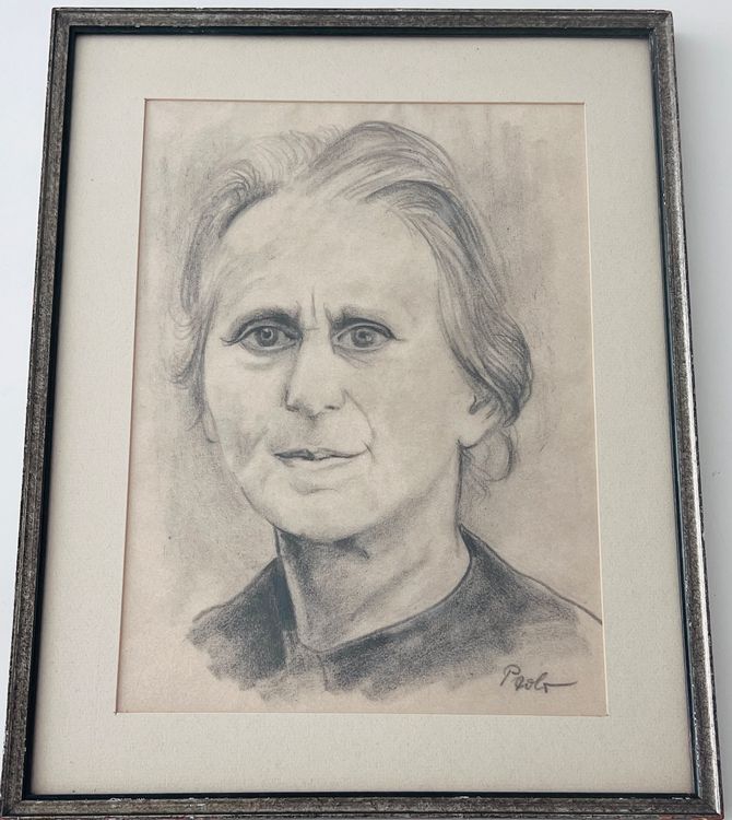 Alte Portrait Zeichnung Handsigniert (Gebraucht) in Root für CHF 10 – mit Lieferung auf Ricardo ...