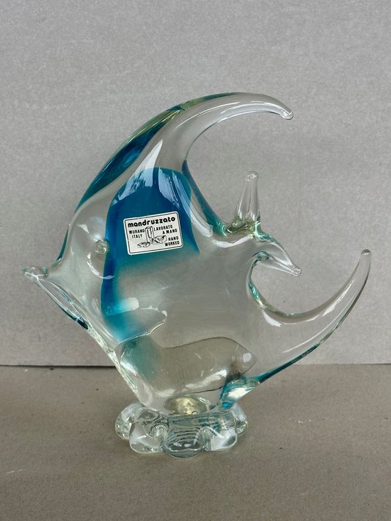Mandruzzato Glas Fisch Murano...original Klebber | Kaufen auf Ricardo