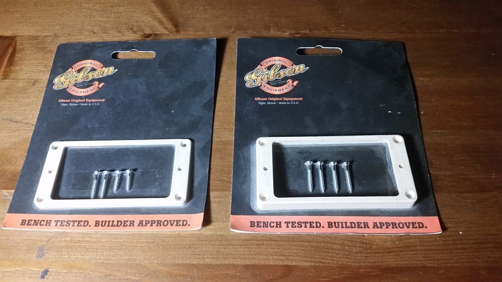 GIBSON® Pickup Frames Cream Humbucker Rahmen Les Paul (Neu und ...