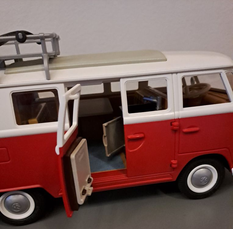 Playmobil VW-Bus rot (mit sämtlichem Zubehör) (Neu (gemäss Beschreibung ...