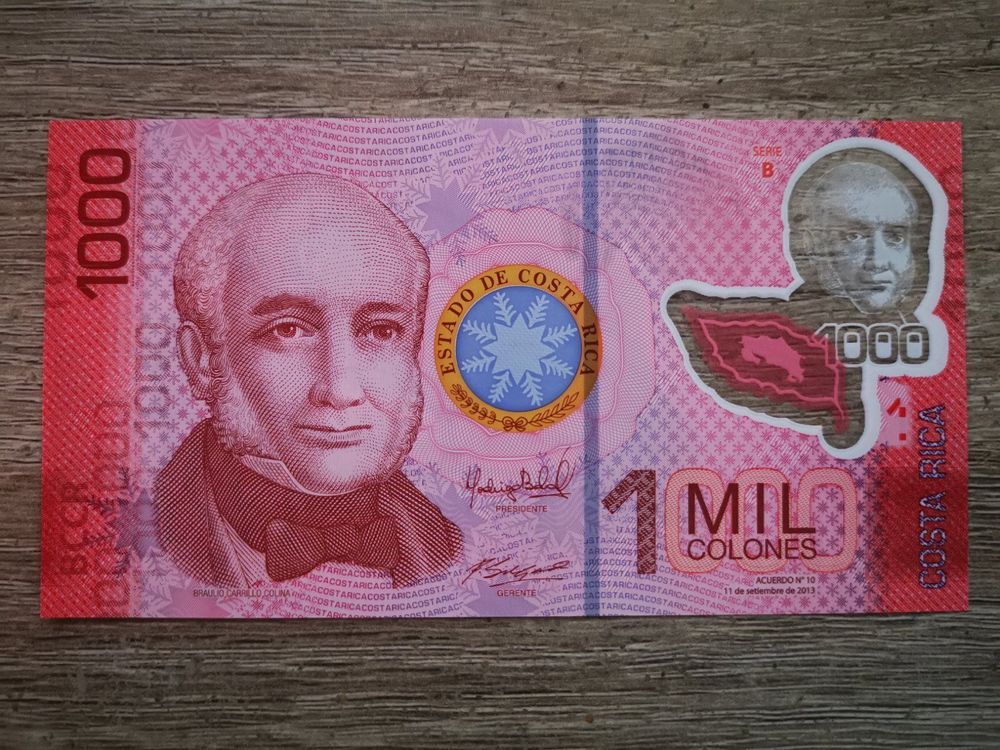 Costa Rica 1000 Colones NEW Polymer UNC | Kaufen auf Ricardo