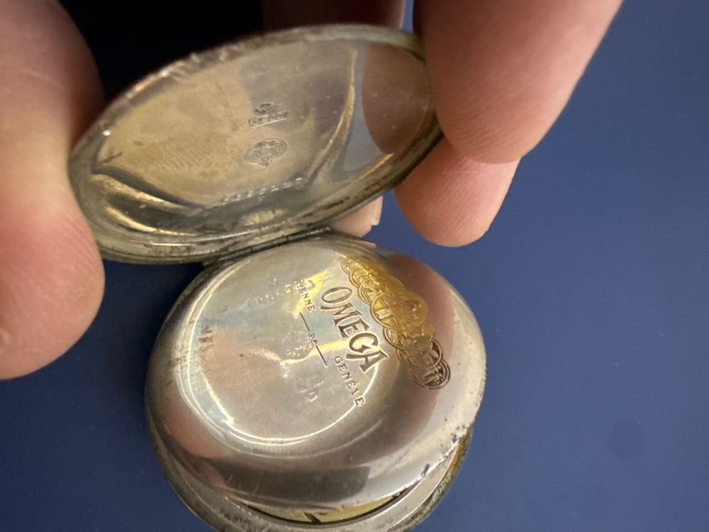 Omega Taschenuhr echt Silber 51 mm (Defekt) in Pfeffingen für CHF 5 ...